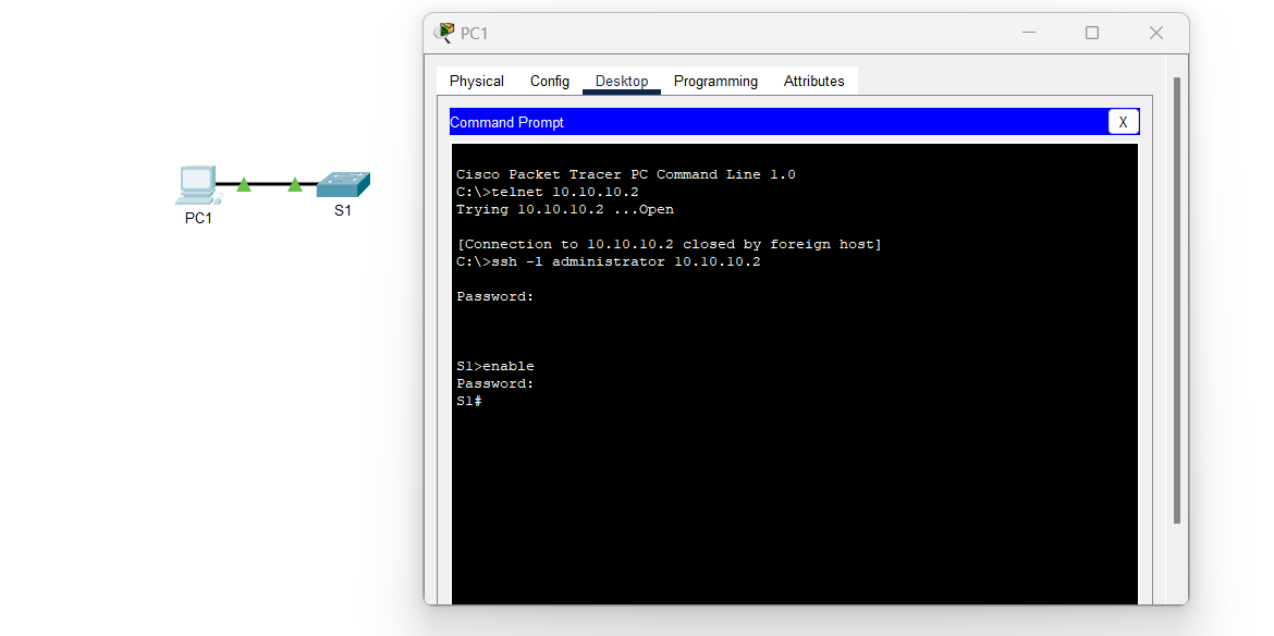 1.3.6 Packet Tracer - SSH Configuration | Secure Remote Access on a ...