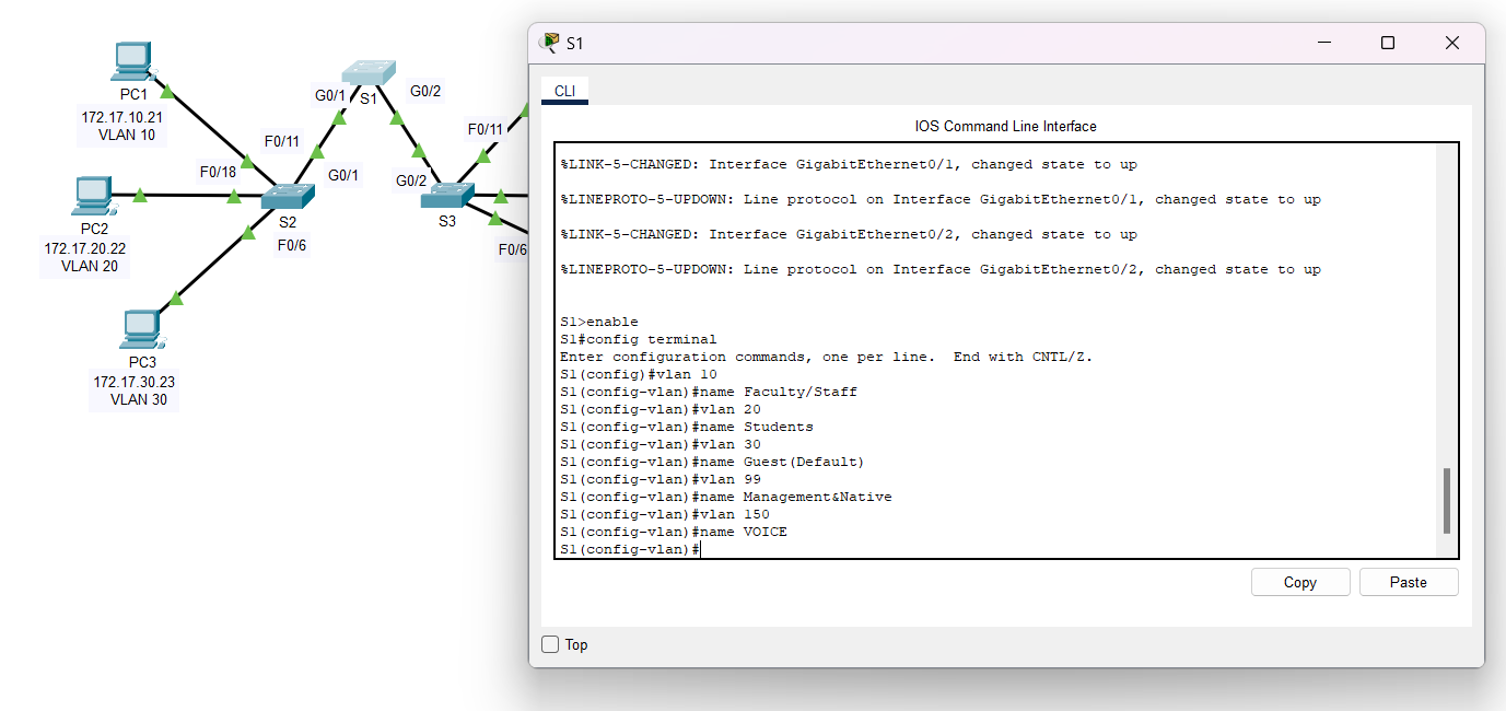 3.3.12 Packet Tracer – VLAN Configuration | VLAN Setup & Troubleshooting