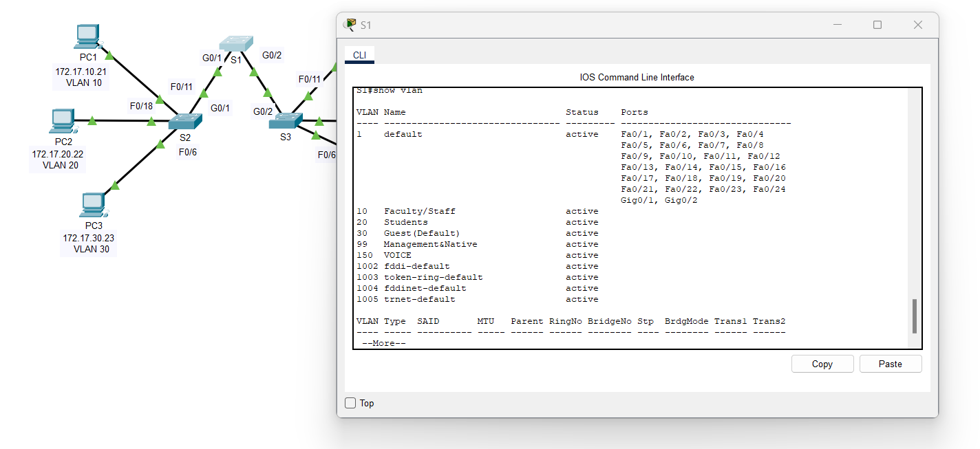 3.3.12 Packet Tracer – VLAN Configuration | VLAN Setup & Troubleshooting