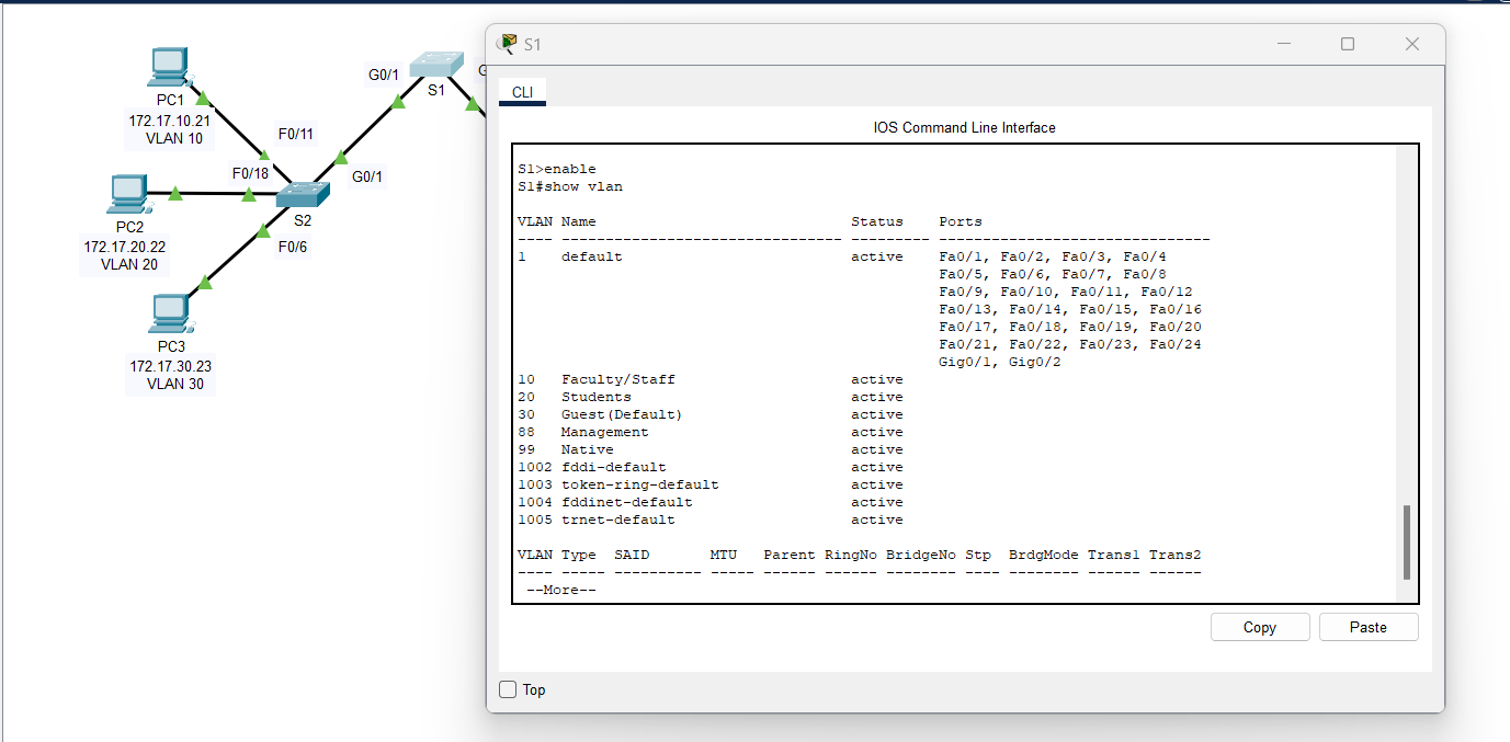 3.4.5 Packet Tracer - Configure Trunks | Cisco VLAN Trunking Guide