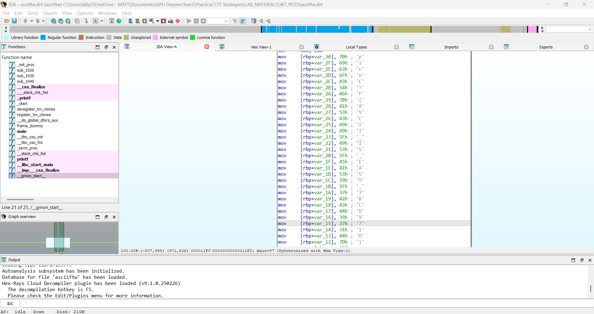 Reverse Engineering in picoCTF: A Journey Through Binaries, Bits, and Flags